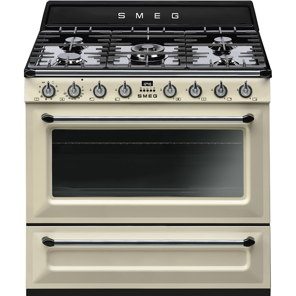 Fogao SMEG Victoria 90cm TR90P2 Creme - Rick & Mark